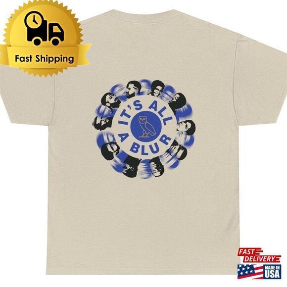 Shirts | Drake Its All A Blur Tour Blue Inspired Design Ovo Logo Iaab ...